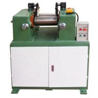 China XK-160 Open type Lab Mixing Mill with Safety Device CE ISO in Blue Green Red Yellow for sale
