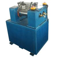 China XK-160 Lab Open Mixing Mill with Safety Device 1500 KG Weight Blue Green Red Yellow for sale