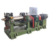 China 55KW Power Cast Iron Rubber Sheet Open Roll Mill for Mixing Rubber in Manufacturing Plant for sale
