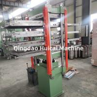 China 220v Sports Ground Rubber Floor Tiles Vulcanizing Heat Press Equipment Making Line for sale