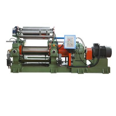 China Rubber Machinery Two Roll Open Mixing Mill with 300 mm Roll Length 3500*3200*2800mm for sale