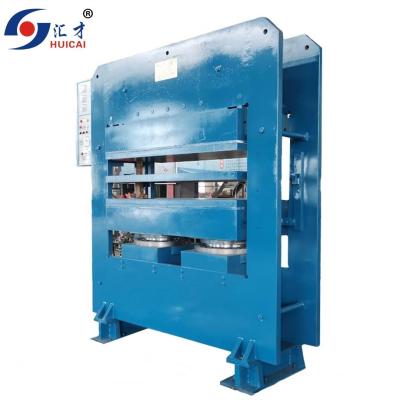 China Advanced Frame Type Rubber Vulcanizing Machine for Powder to Rubber Tile Production for sale