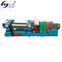 China XK-450 Double Shaft Rubber Two Roll Mixing Mill with Automatic Stock Blender for sale