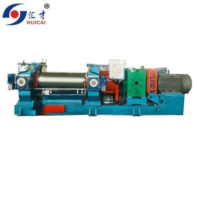 China XK-450 Double Shaft Rubber Two Roll Mixing Mill with Automatic Stock Blender for sale