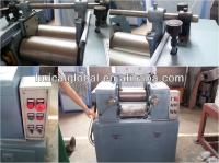 China XK-160 Rubber Lab Two Roll Mixing Mill Machine with 3500*3200*2800mm Size for sale