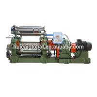 China XK-400 Rubber Two Roll Open Mixing Mill and for Manufacturing Plant in Blue/Green for sale