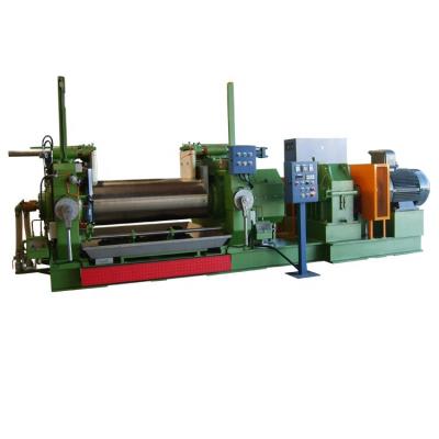 China Rubber Mixing Mill Machine with 21-22rpm Front Roll Rotation Speed and 11400KN Weight for sale