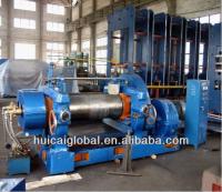 China Rubber Mixing Mill Machine with 21-22rpm Front Roll Rotation Speed and 11400KN Weight for sale