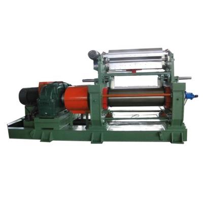 China Rubber Two Roll Open Mixing Mill with Semi-automatic Control and Design for sale