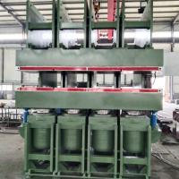 China Plate Vulcanizing Press for C Type Rubber Tread Press Rubber Track Vulcanizing Machine for sale