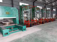 China 11 kW Power Automatic Hot Press Machine for Tire Tread Manufacturing and Vulcanizing for sale