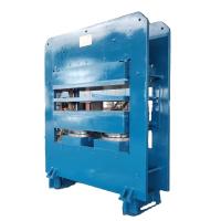 China Customer Requested Voltage Rubber Roadblock Hydraulic Press Plc Controlled Twin Press for sale