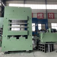 China Field Maintenance and Repair Service Blue Rubber Moulding Press Machine in Blue for sale