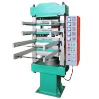 China Recycling Rubber Powder Rubber Tile Vulcanize Press with CE ISO9001 Certificate from HUICAI for sale