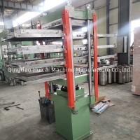 China Recycling Rubber Powder Rubber Tile Vulcanize Press with CE ISO9001 Certificate from HUICAI for sale