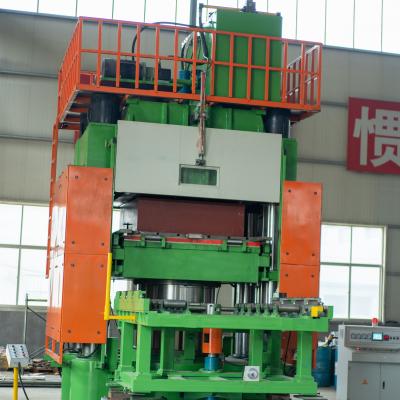 China Customer's Request 2000T Solid Tyre Vulcanizing Machine Rubber Press Machine for sale