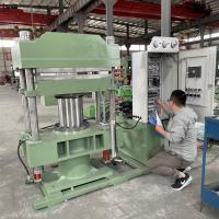 China 1000 KG Weight Hydraulic Powder Puff Press Machine for Beauty Product Manufacturing for sale