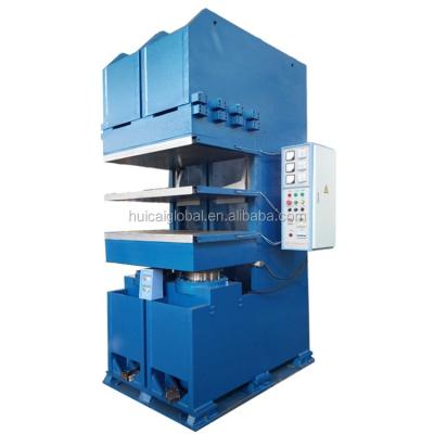 China PLC Controlled Jaw Type Rubber Vulcanizing Press Machine for Tyre Tread Vulcanization for sale