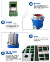 China Column Structure Rubber Recycling Machinery for 1000x800x1200 Tyre Tread Retreading for sale