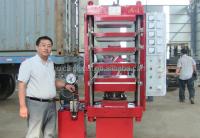 China After Service One Year Rubber Floor Brick Making Machine for Rubber Tile Production for sale