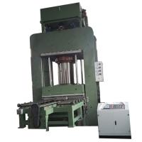 China Rubber Tile Vulcanizing Frame and Column Type with 5000 PLC Rubber Flat Platen Press for sale