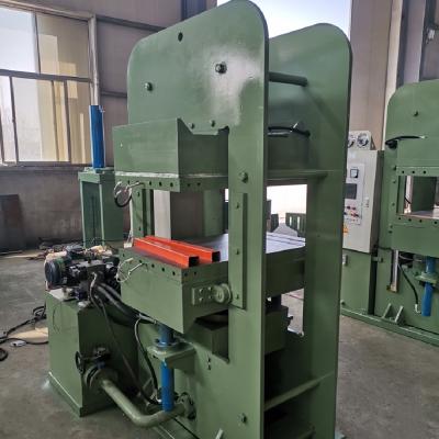 China 2.2 kW Power Oil Heating Rubber Mat Vulcanizing Machine Hydraulic Press for Rubber Vulcanization for sale