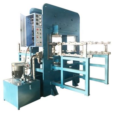 China Rubber Tile Vulcanizing Press Machine for Hot Pressing in Hydraulics Moulding for sale