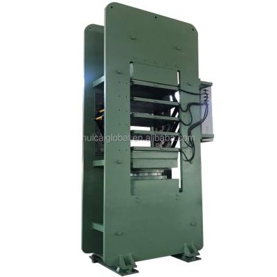 China 1.5KW 75 KW Power Hot Hydraulic Press for Rubber Plate Vulcanization Blue/Green Color for sale