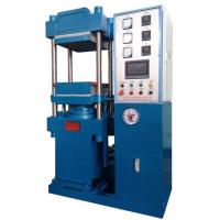 China Newly Designed Hydraulic Press for Rubber Vulcanization of Ebonite Plate 1000 KG for sale