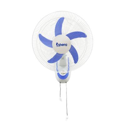China Custom OEM AC / DC Wall Mounted Cooling Fan 16 Inch With Lithium Battery And Remote Control for sale
