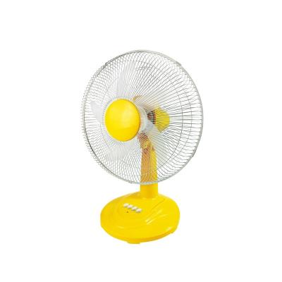 China 16 Inch Solar Rechargeable Table Fan With Lithium Battery 100% Copper Motor for sale