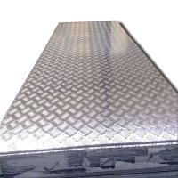 China Aluminum Checkered Plate 3003 5083 1050 3mm Thickness 4x8 5 Bar Tread Plate for sale