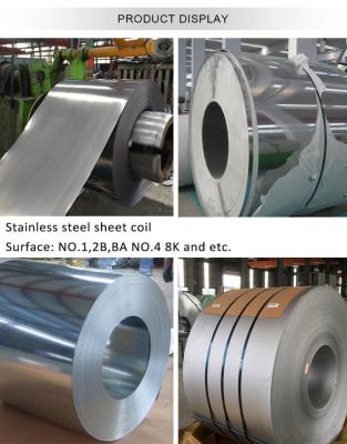 China 304 2B Stainless Steel Coil 5mm Thickness Hot Rolled Plate 100-2000mm Width for sale