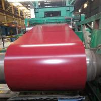 China Slit Mill Edge PPGI Steel Coil 0.4mm Pre Painted Galvalume 200mm Width for sale
