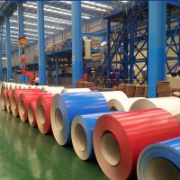 China Sky Blue Prepainted Galvanized Steel Coil RAL Coated 508mm ID 3-6 Tons for sale