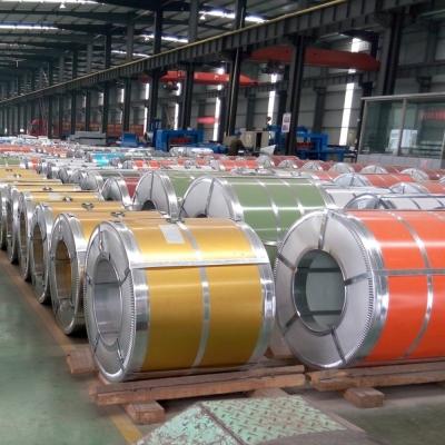 China PPGI Dx51d Prepainted Galvanized Steel Coil 0.25-1.0mm Hot Rolled Color Coated for sale