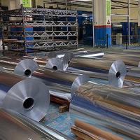 China 8011 Aluminium Foil Jumbo Roll 8-40 Micron Food Grade Packaging for Cooking Freezing for sale