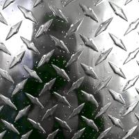China 5mm 10mm Thick 6063 Aluminum Checker Plate PVC Film Embossed Coated Sheet for sale