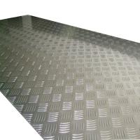 China 3003 Aluminum Diamond Plate 4mm 5 Bars Tread Sheet for Boat Decking and Shipping for sale
