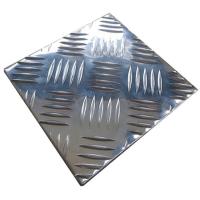 China 3003 Aluminum Diamond Plate 4mm 5 Bars Tread Sheet for Boat Decking and Shipping for sale