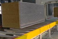China Corrosion Resistant Rock Wool Sandwich Panel, Weatherproof Insulated Wall Panel for sale