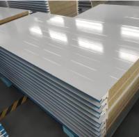 China Fireproof Eco-Friendly Mineral Wool Sandwich Panel PU Coating Color Steel Insulated Exterior Wall Roof Cold Room Villa for sale
