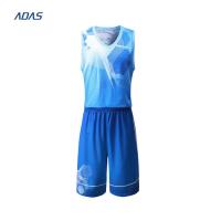 China Unisex Summer Sleeveless Basketball Wear Uniforms Sublimated Printed Embroidered Jersey Breathable Plus Size for sale