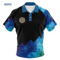 China Custom Team Name Quick Dry Men's Dart Shirt Jerseys Short Sleeve for sale
