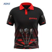China Embroidered Bespoke Darts Shirts League Jerseys With Allover Printed for sale