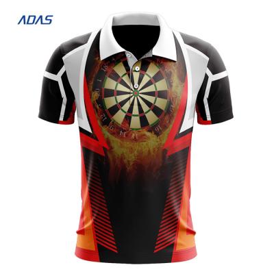 China Sublimation Embroidery Dart Shirt Custom Sports Jerseys Allover Printed for sale