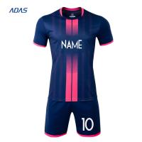 China 100% Polyester Soccer Uniform Quick Dry Sublimated Jersey Season for sale