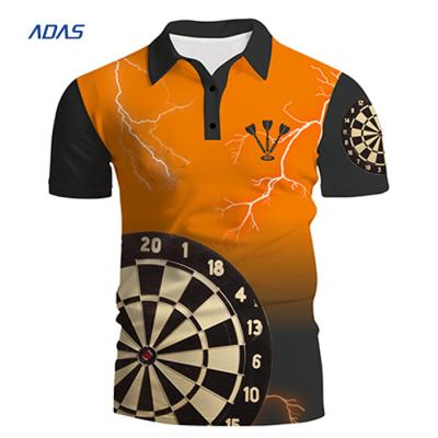China Anti pilling Sublimation Sports Team Apparel Custom Dart Team Shirts Jersey for sale