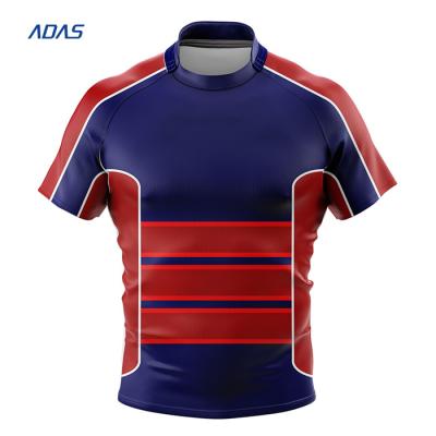 China 160Gram Men's Sublimated Breathable Rugby Wear Outdoor Clothing Team Jersey for sale