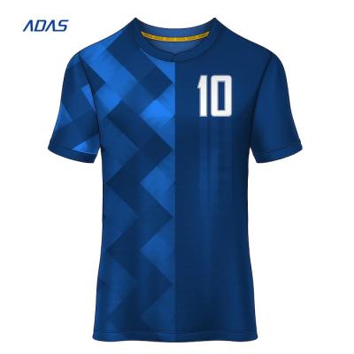 China Allover Printed reversible Soccer T Shirt Jerseys For Men Custom Promotional for sale